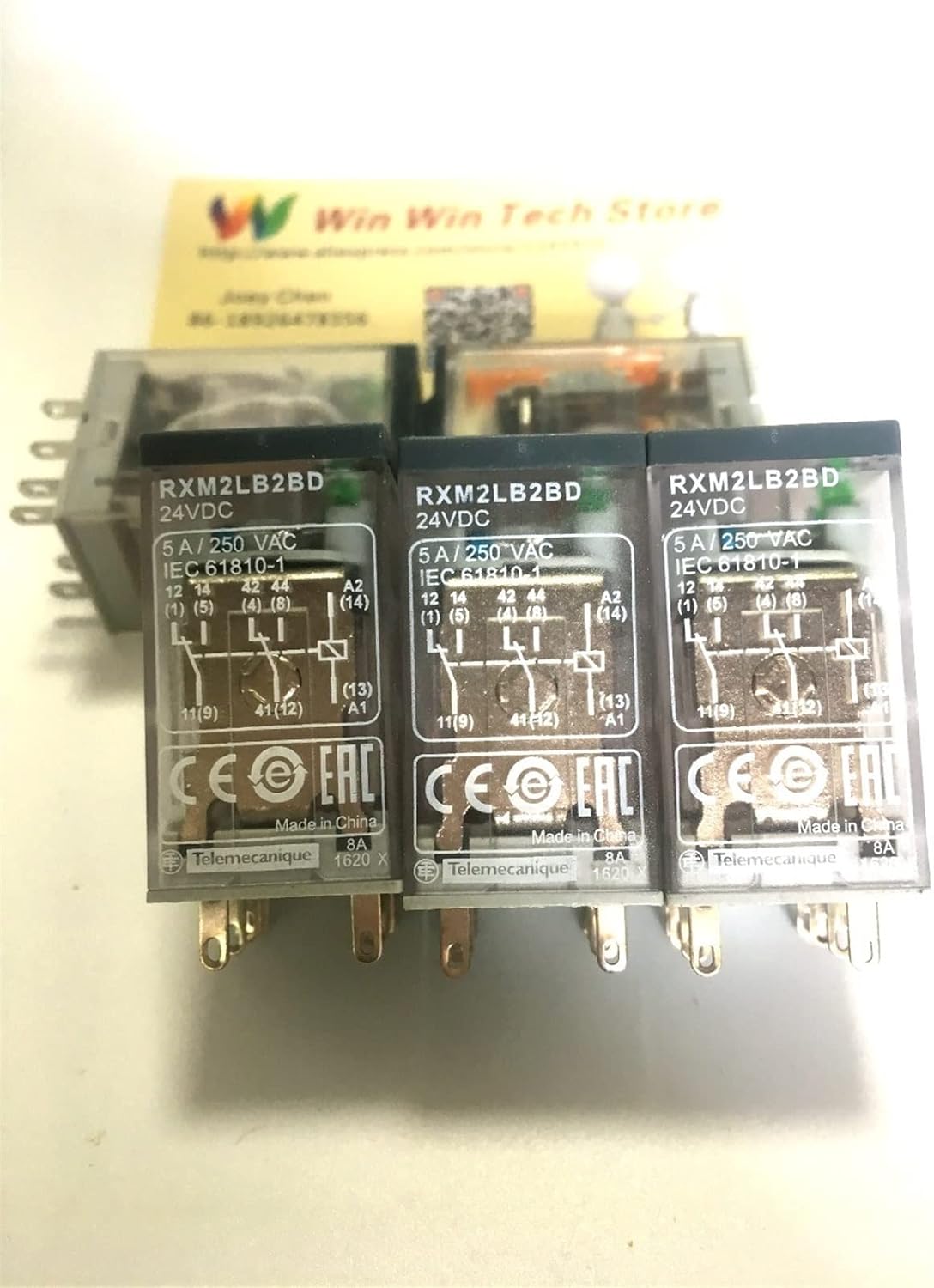 GEEKAA 5 PZ Relè RXM2LB2BD Piccolo Relè Intermedio DC24V RXM2LB2BD : Amazon.it: Commercio ...