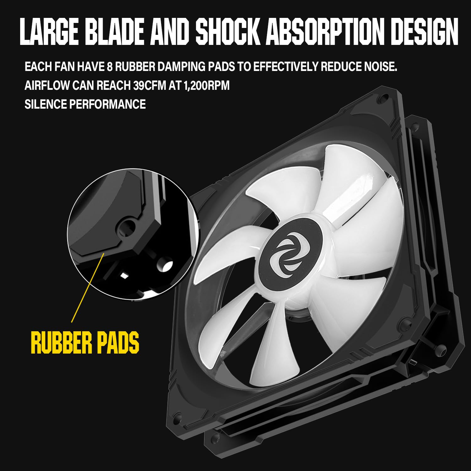 120mm PC Case Fan 3 Pack...B0BTX7C6W7 | Encarguelo.com.ve