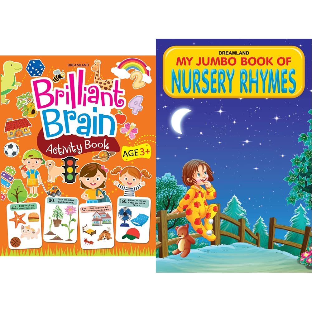 Brilliant Brain Activity Book 3++Nursery Rhymes (My Jumbo Books) (Set ...