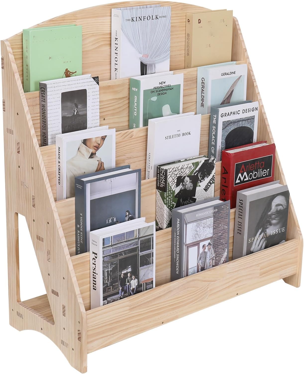 Amazon.com: Montessori Bookshelf - Book Display Shelf for Toddler ...