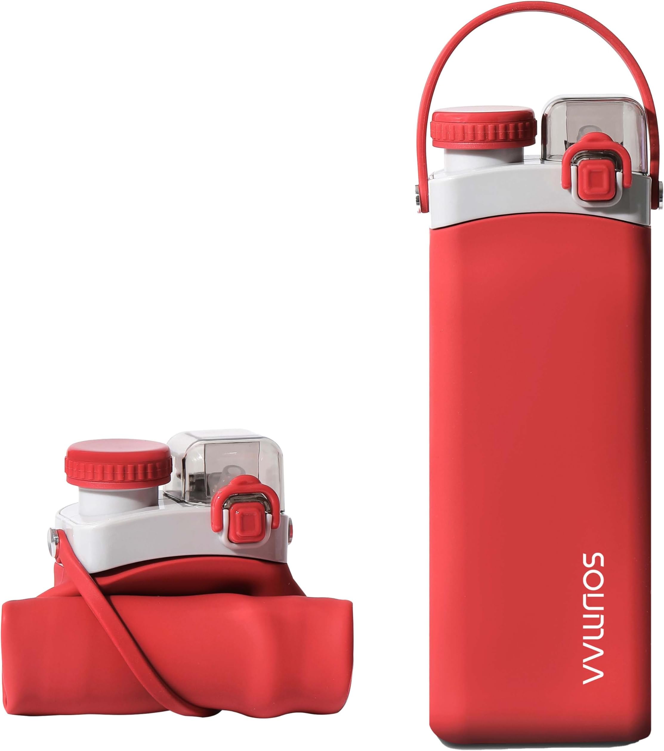Amazon.com: TakeToday Collapsible Water Bottles 20 oz, Leak Proof, BPA ...
