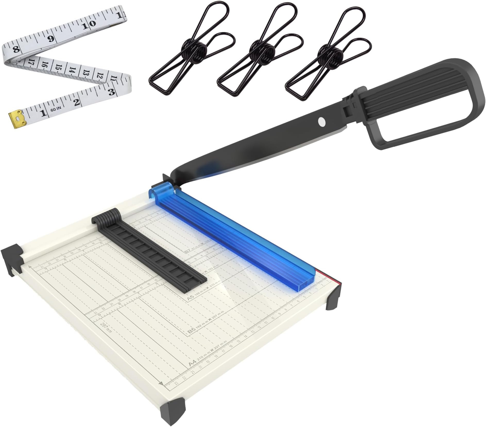 Amazon.com : ISDIR Paper Cutter Guillotine, 12 Inch Paper Cutting Board ...