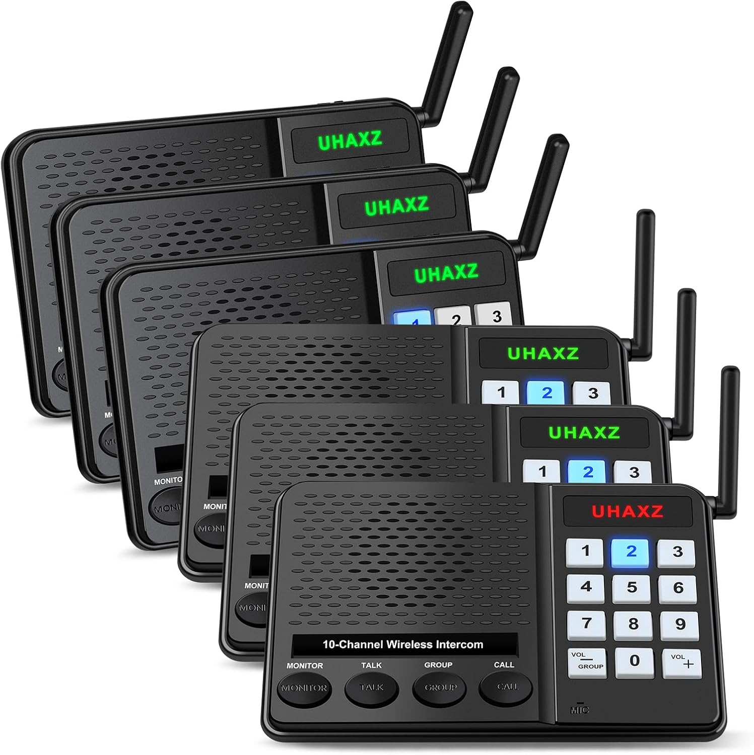 Amazon.com: UHAXZ Intercoms Wireless for Home, Long Range Wireless ...