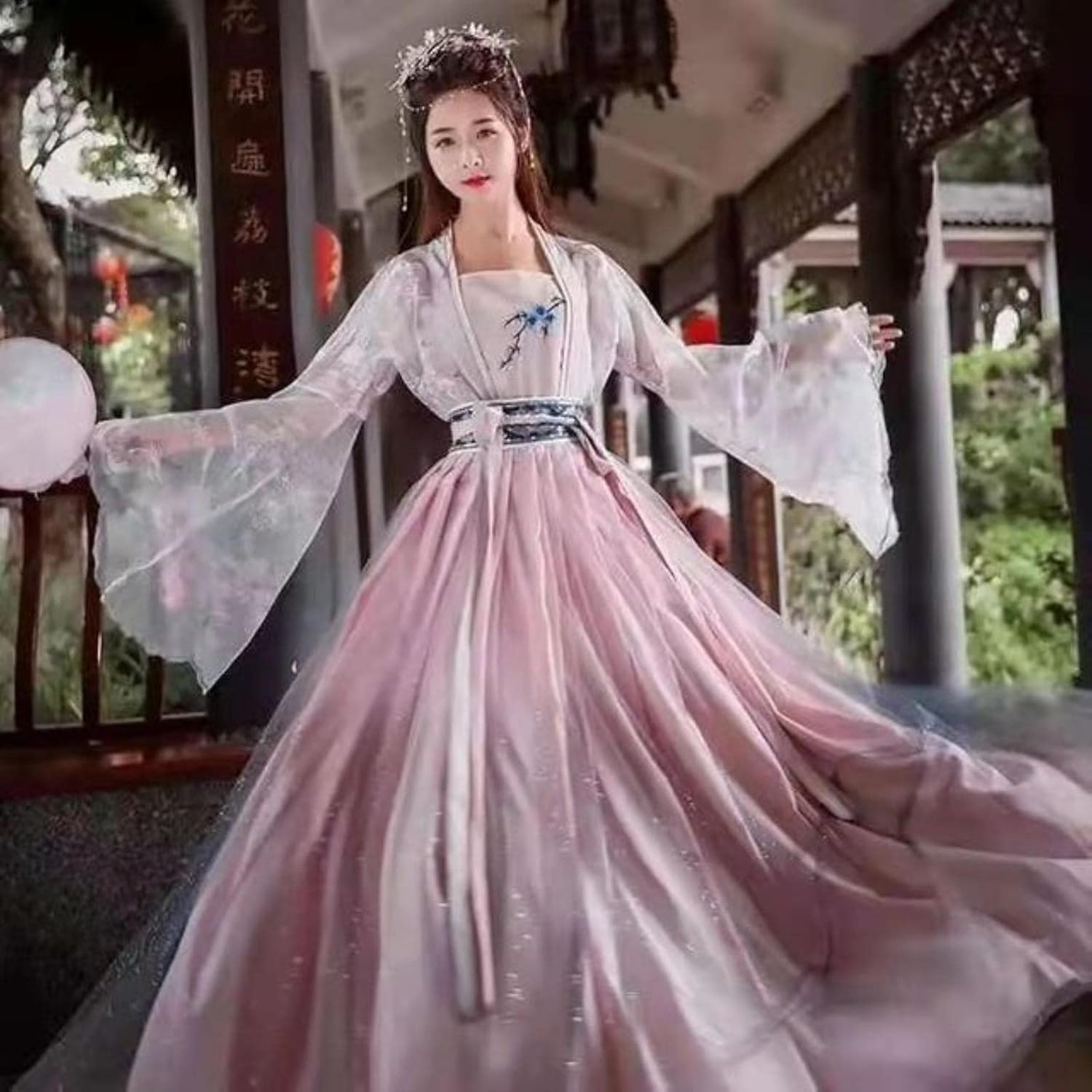 Fantasia tradicional chinesa Hanfu Cosplay Fantasia Antiga Dinastia Han ...