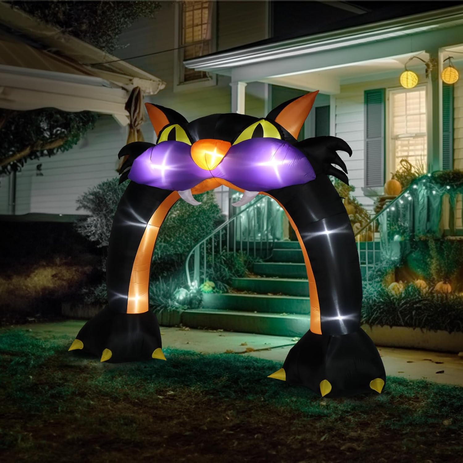 Amazon.com: VINGLI 9FT Tall Halloween Inflatables Outdoor Decorations ...
