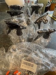 Amazon.com: Bekith 12 Pack 8 Oz Empty Plastic Spray Bottle with Black ...