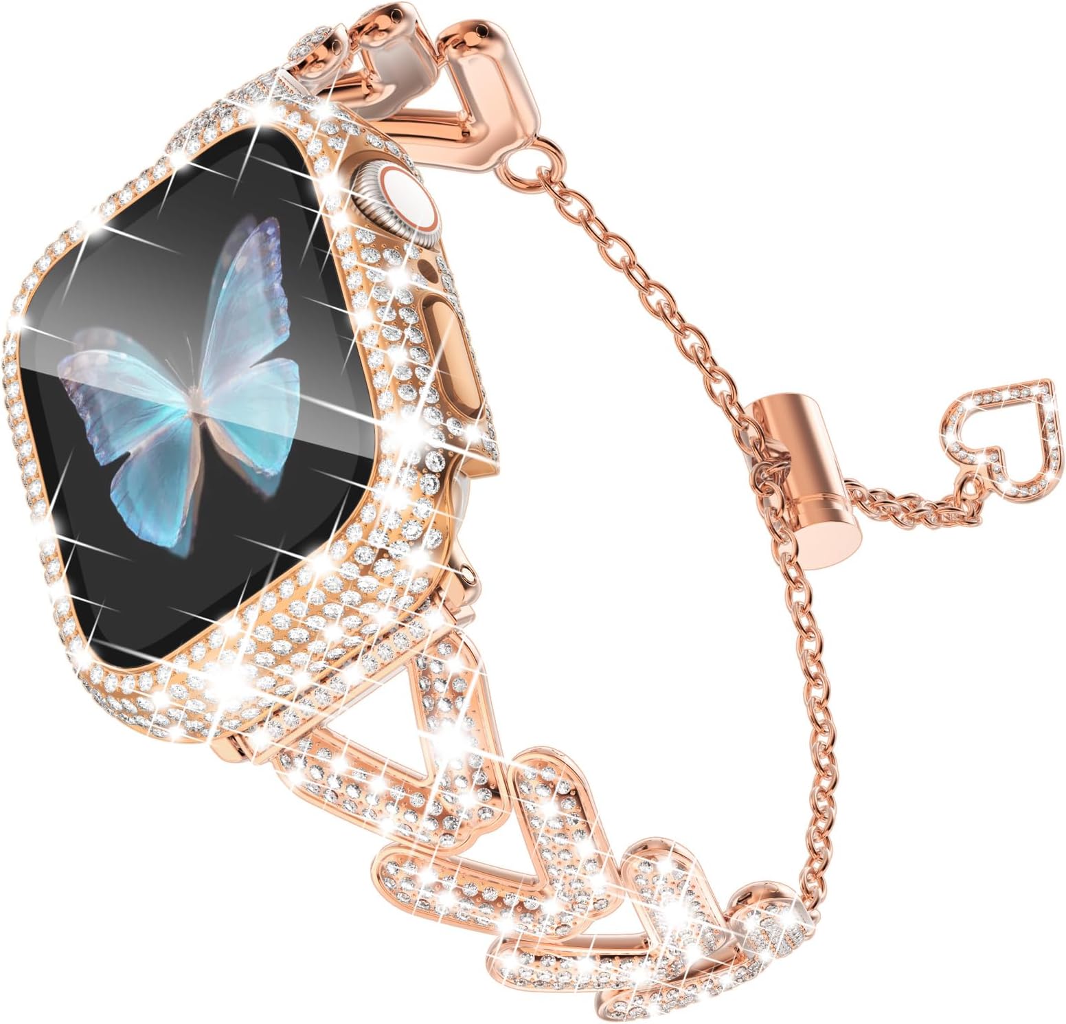 Amazon.com: Wingle for Rose Gold Apple Watch Bands 41mm for Women ...