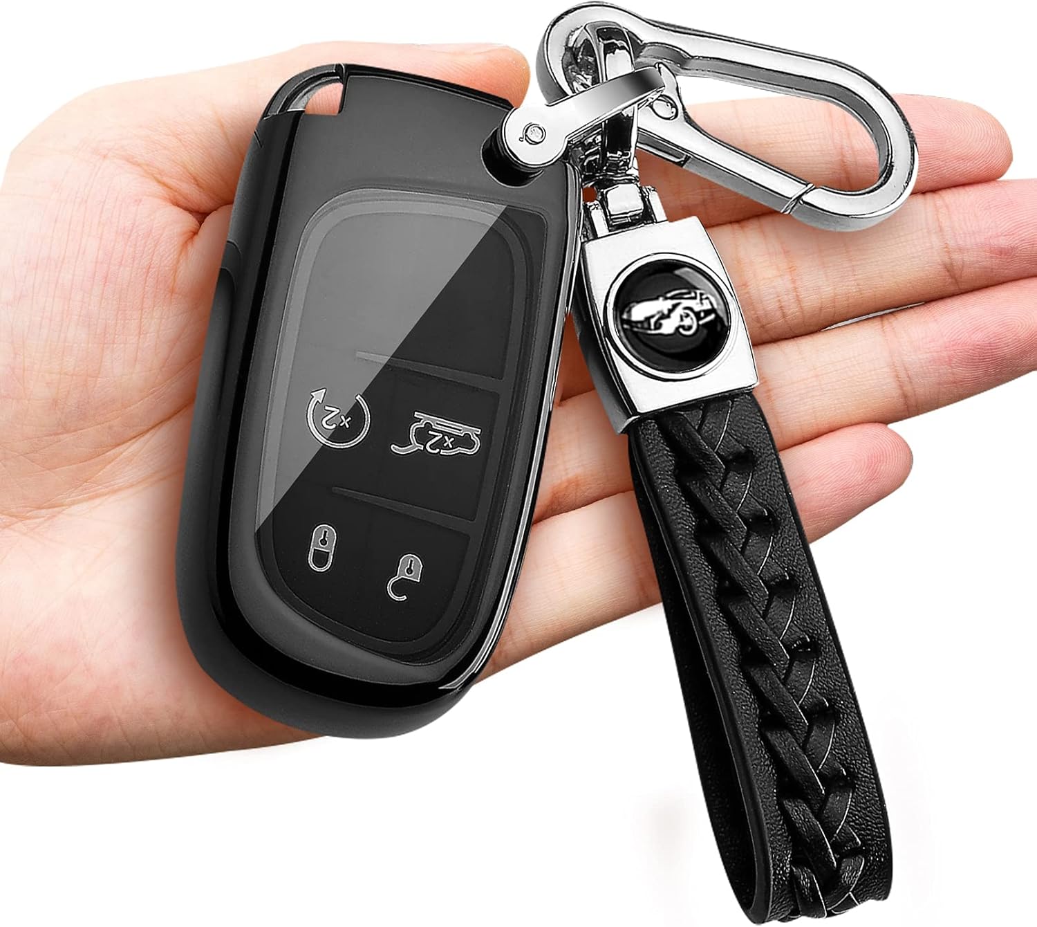 Amazon.com: for Dodge Key Fob Cover,Key Fob Case for Dodge Charger ...