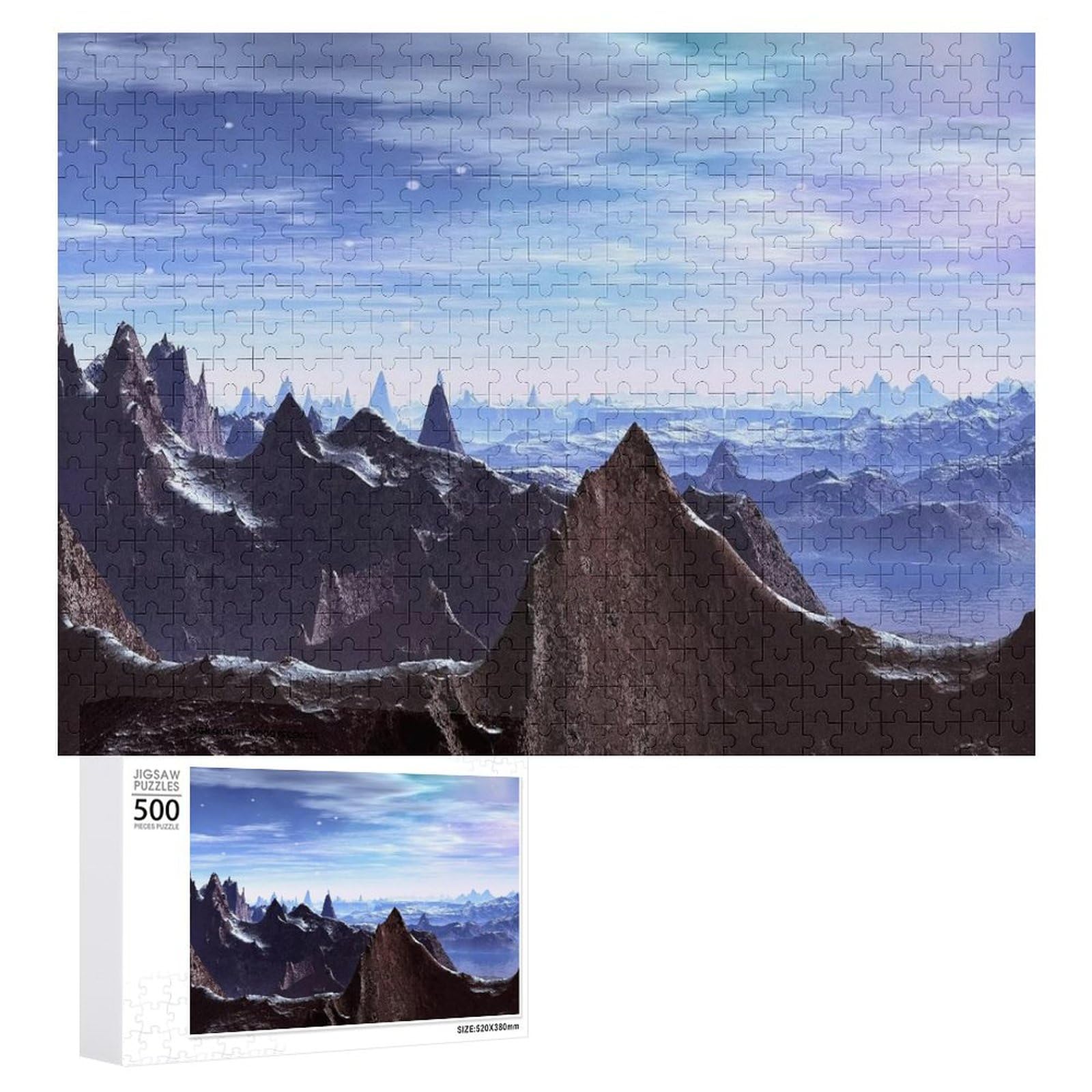 Strunt Fantasy Scenery Mountain Puzzle Puzzle 500 Pieces Jigsaw Puzzle ...
