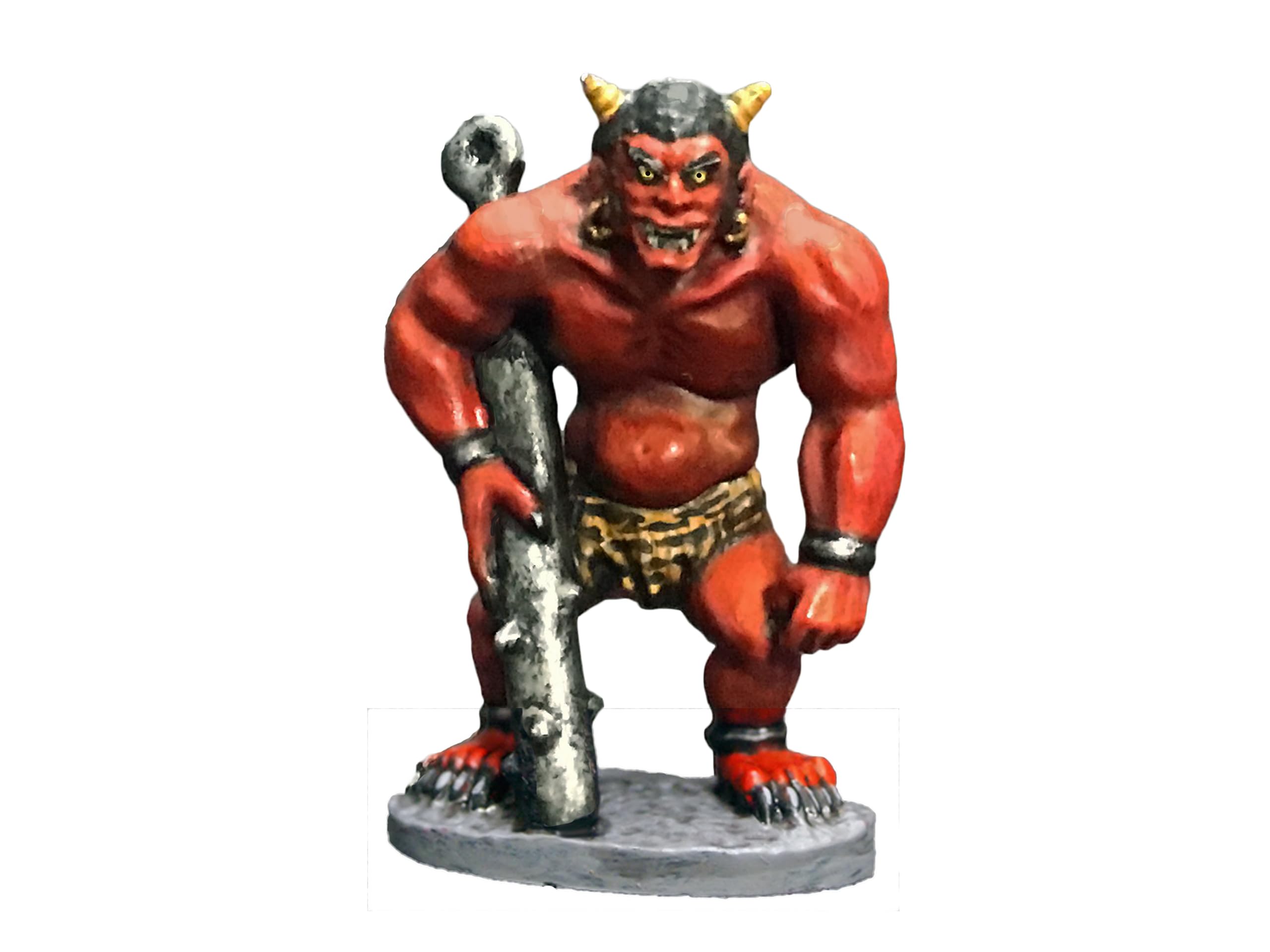 Amazon.com: Aurora Model 'Japanese Oni Demon' Unpainted Miniature Metal ...