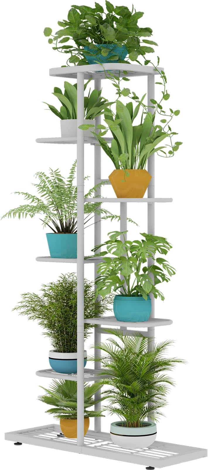 Amazon.com: CiCixixi Plant Stand Metal 3 Tier 4 Potted Multiple Flower ...