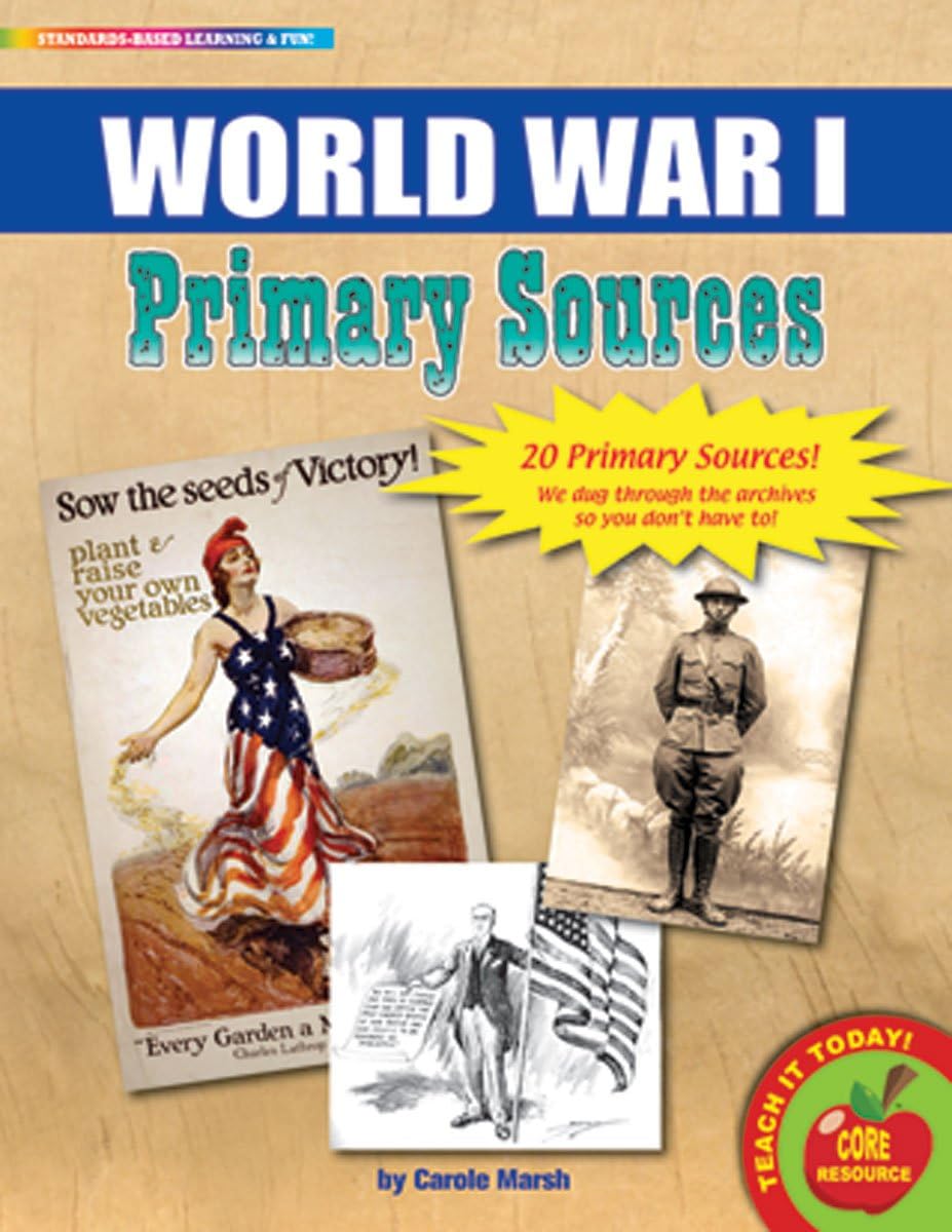 Pack de sources primaires de la Première Guerre mondiale : Gallopade ...