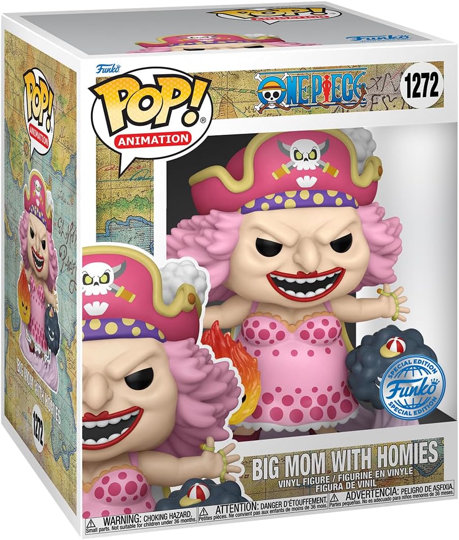 Funko Pop! Super: One Piece - Big Mom w/Homies Galactic Toys Exclusive ...