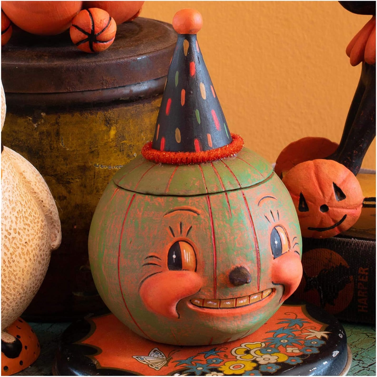 Amazon.com: Bethany Lowe Halloween Boo Ghostie Resin Ghost 4inch ...