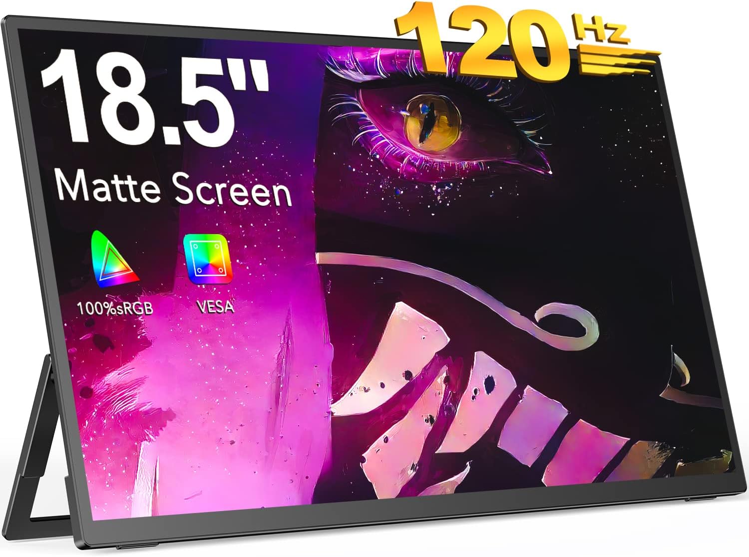 EVICIV Ecran Portable 18.5 Pouces 120Hz 1080P FHD Moniteur Portable ...