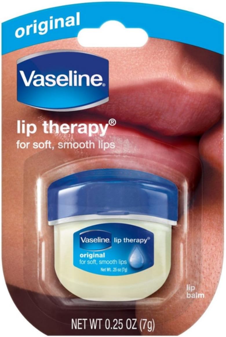 Amazon.com : Vaseline Lip Therapy Original Mini, 0.25 ounces (Pack of 4 ...