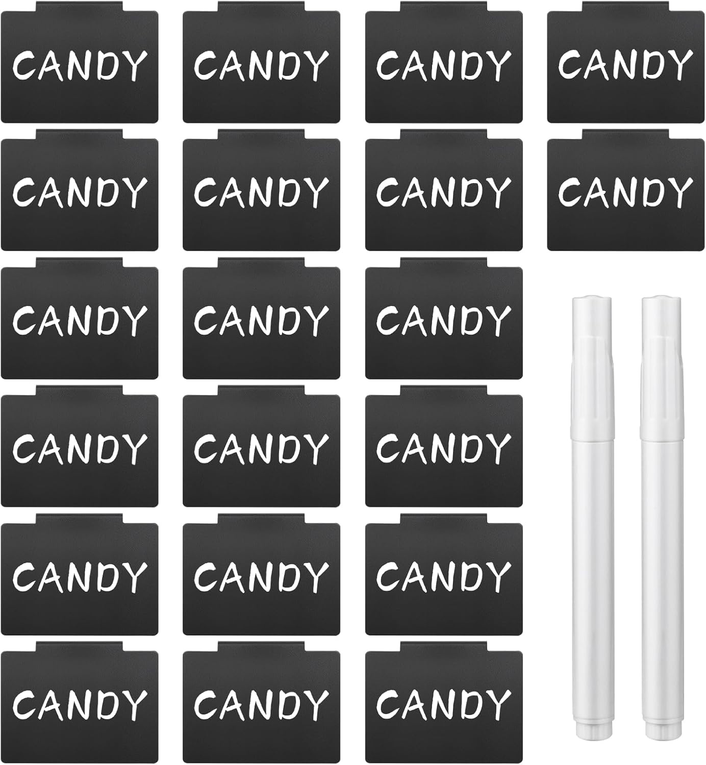 Amazon.com : Basket Labels Clip On for Storage Bins - Plastic Removable ...