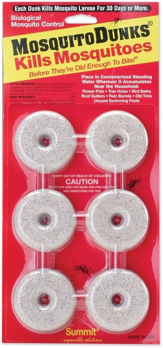 Amazon.com : Mosquito Dunks 6's - Biological Mosquito Control ...