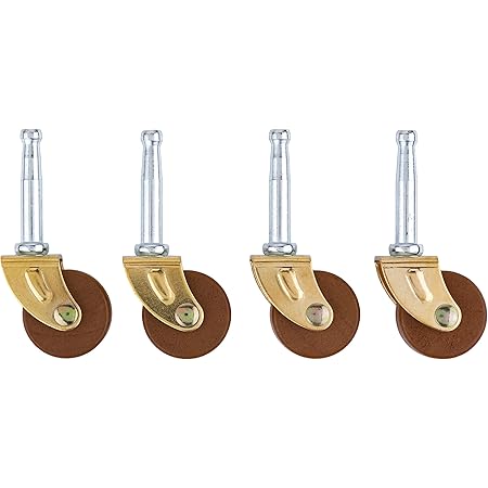 Amazon.com: Wood Furniture Casters Antique Furniture Wood Casters ...