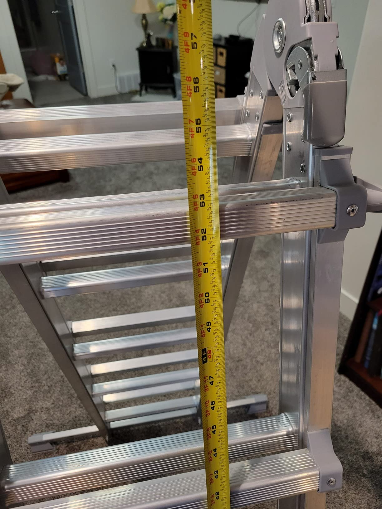 $16/mo - Finance SUNLONG Ladder, Extension 17 FT Multi Position Ladder ...