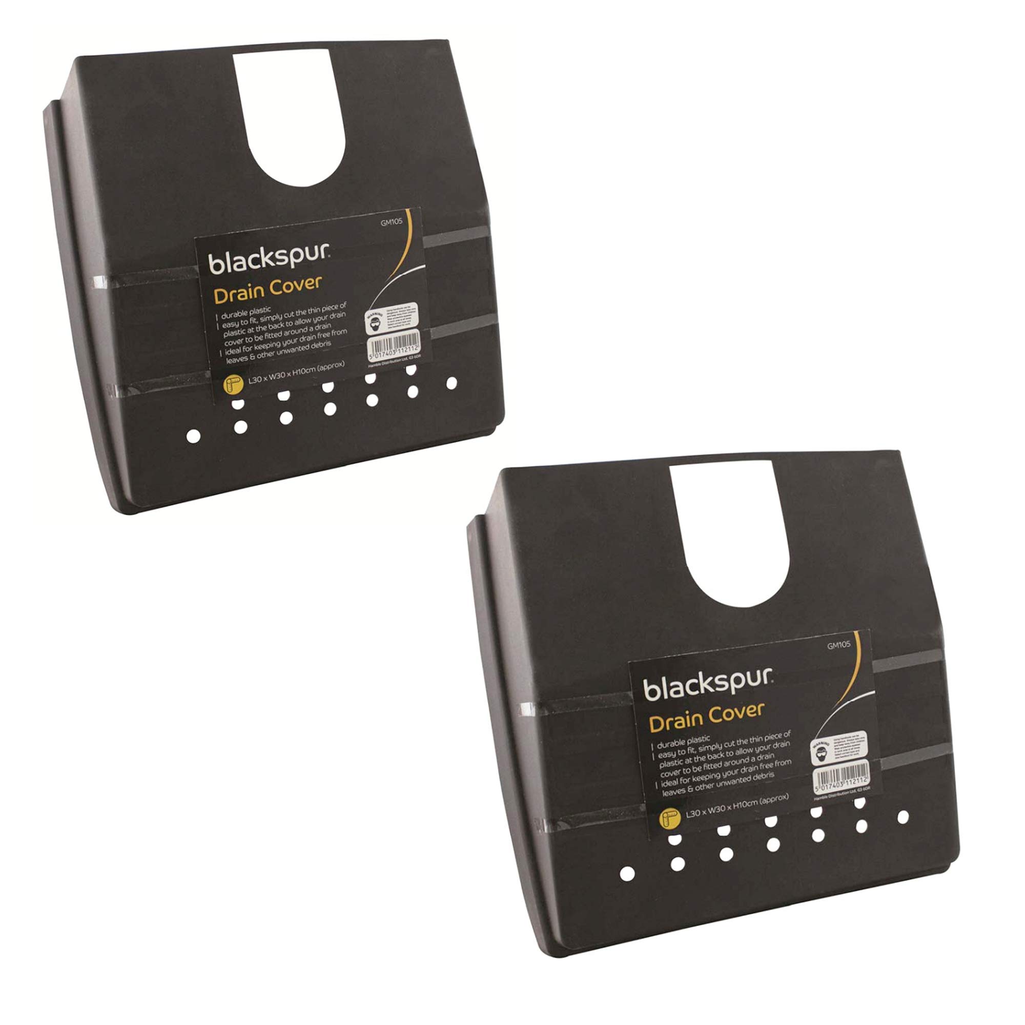 Garden Mile 2 x Outdoor Garden Drain Cover for Leaves | Outside Black ...