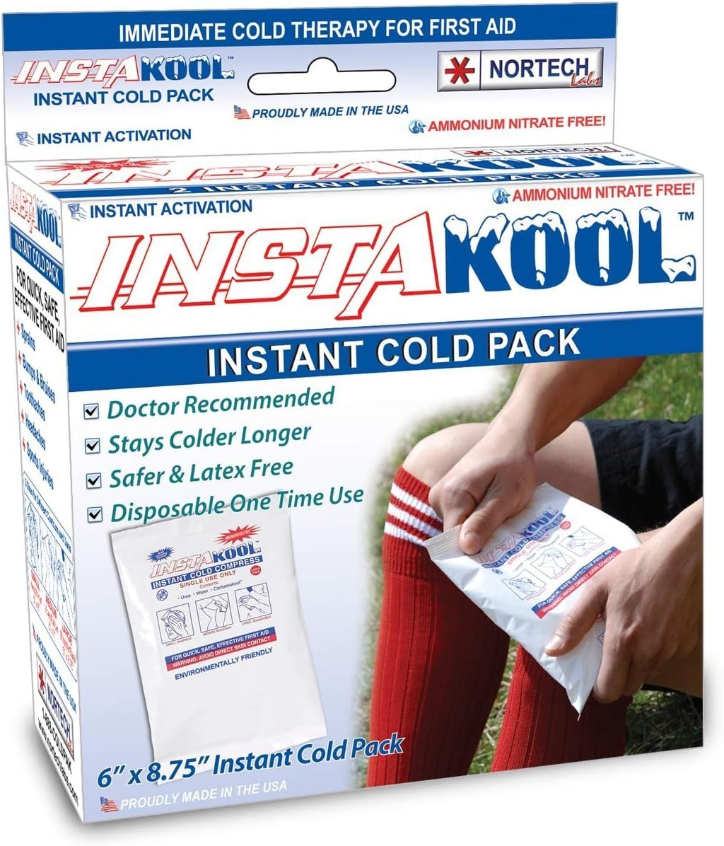Amazon.com: InstaKool Instant Cold Pack, 6" x 8.75" - 1/Box - 6 Boxes ...