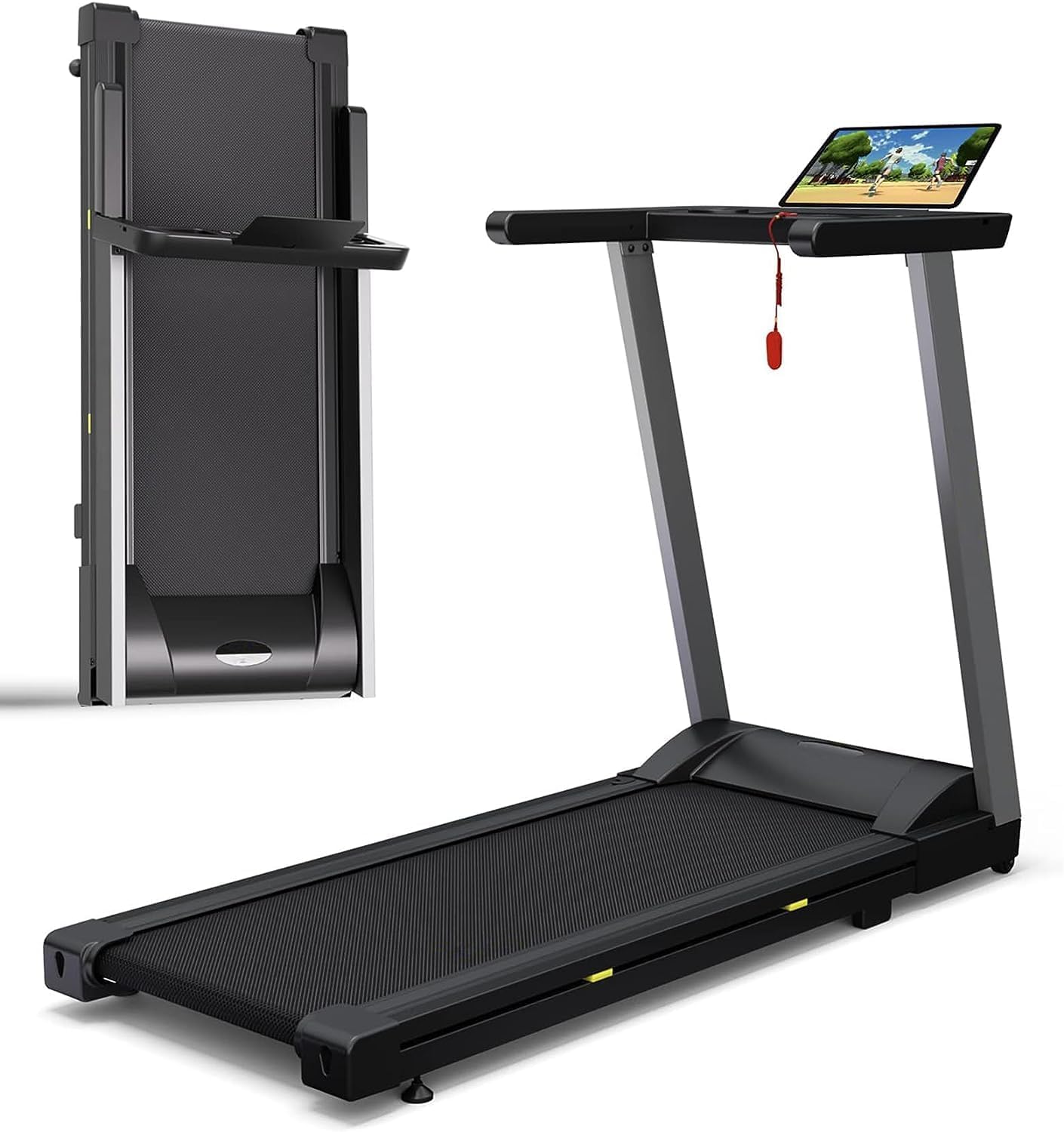 Amazon.com : Foldable Treadmill with 300 LBS Capacity, Portable Folding ...