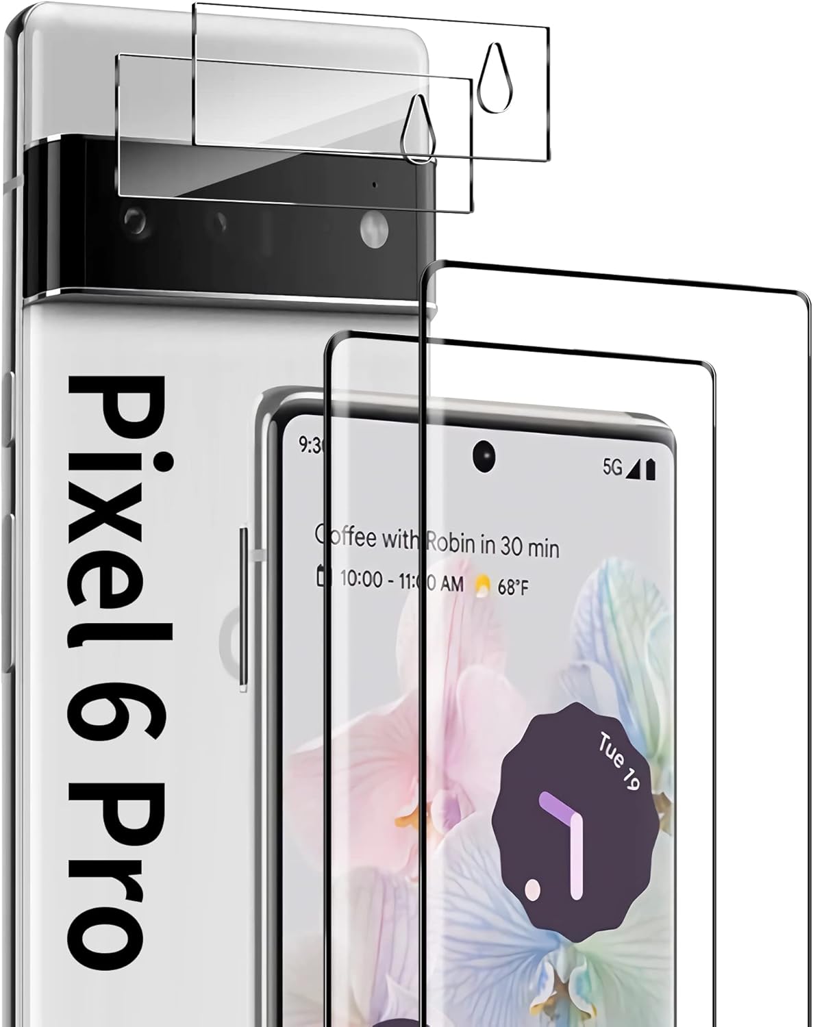 Amazon.com: Corefyco Direct [2+2 Pack for Google Pixel 6 Pro Screen ...