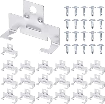PATIKIL 20 Pcs Recessed Light Clips Downlight Housing C Clips, 304 ...