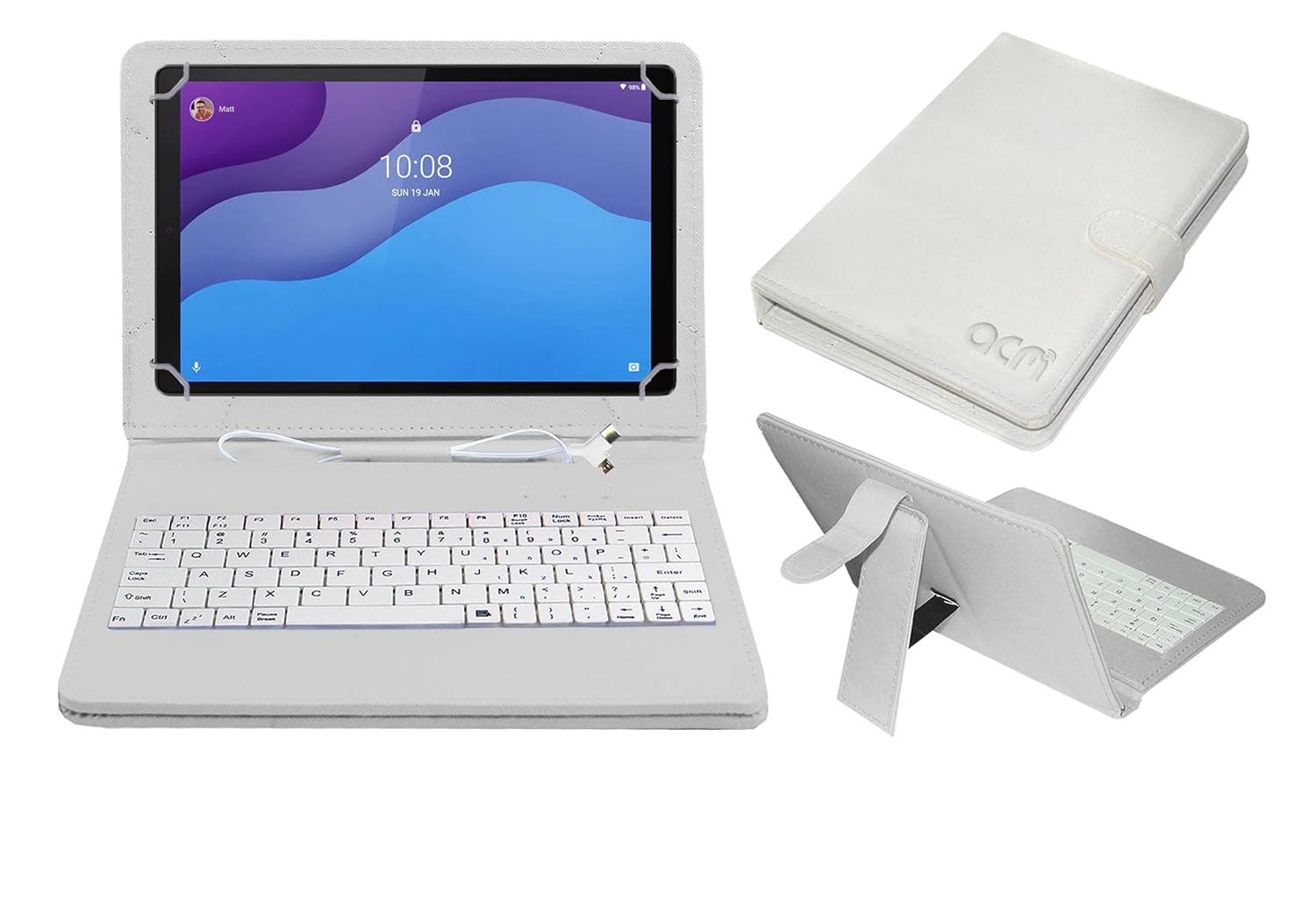 Acm USB Keyboard Case Compatible with Lenovo Tab M10 Hd Za6v0149in ...