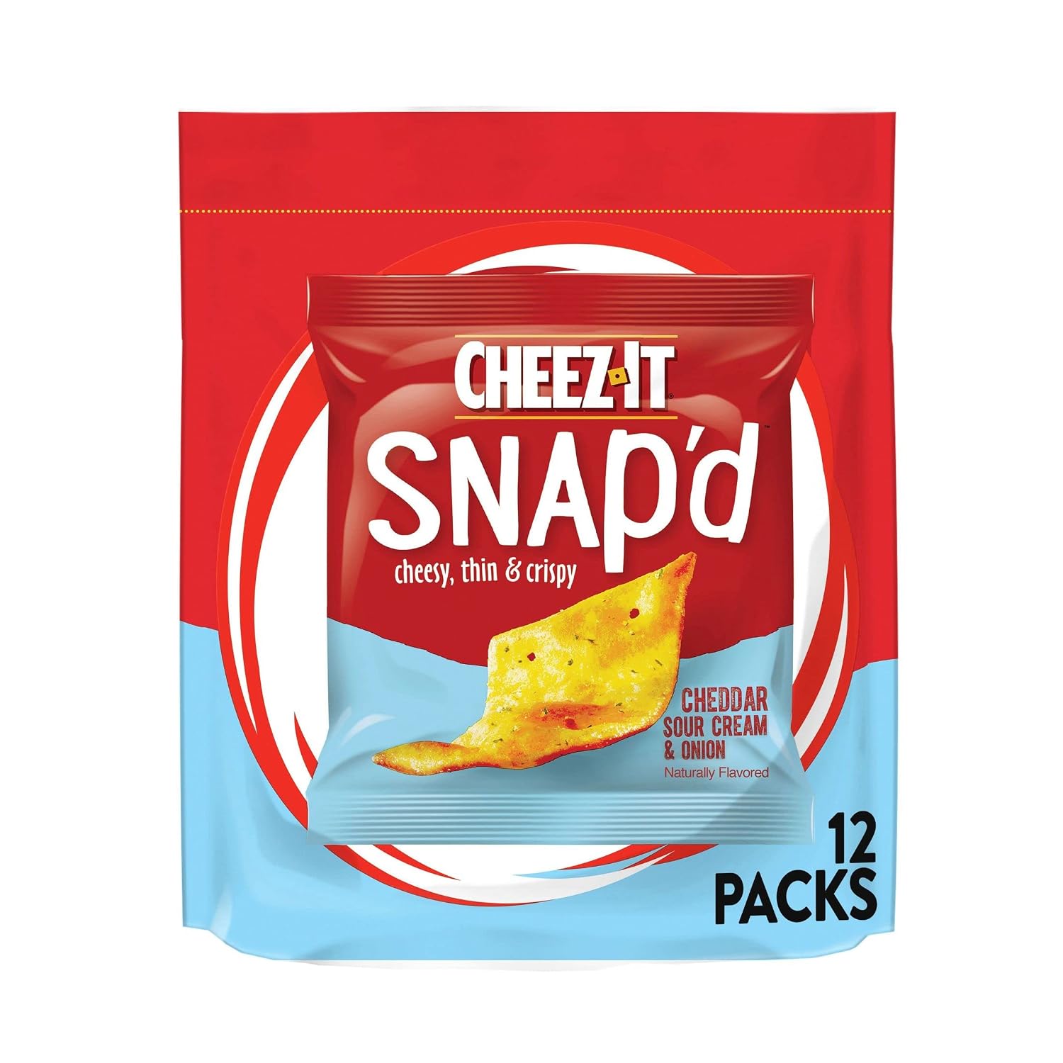 Amazon.com: Cheez-It Snap'd Cheese Cracker Chips, Thin Crisps, Lunch ...