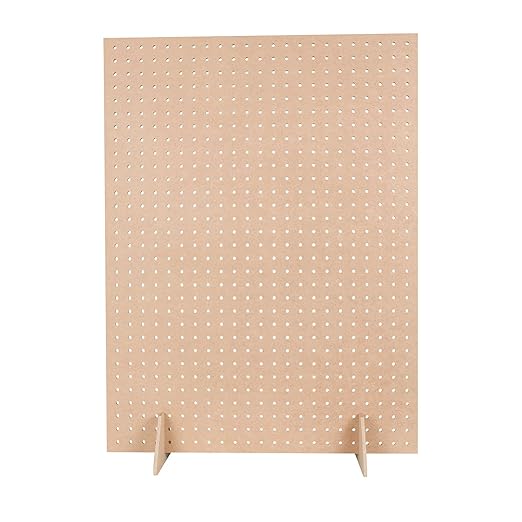 Freestanding Table Top Pegboard 800 x 600 mm with 25 mm Centres ...