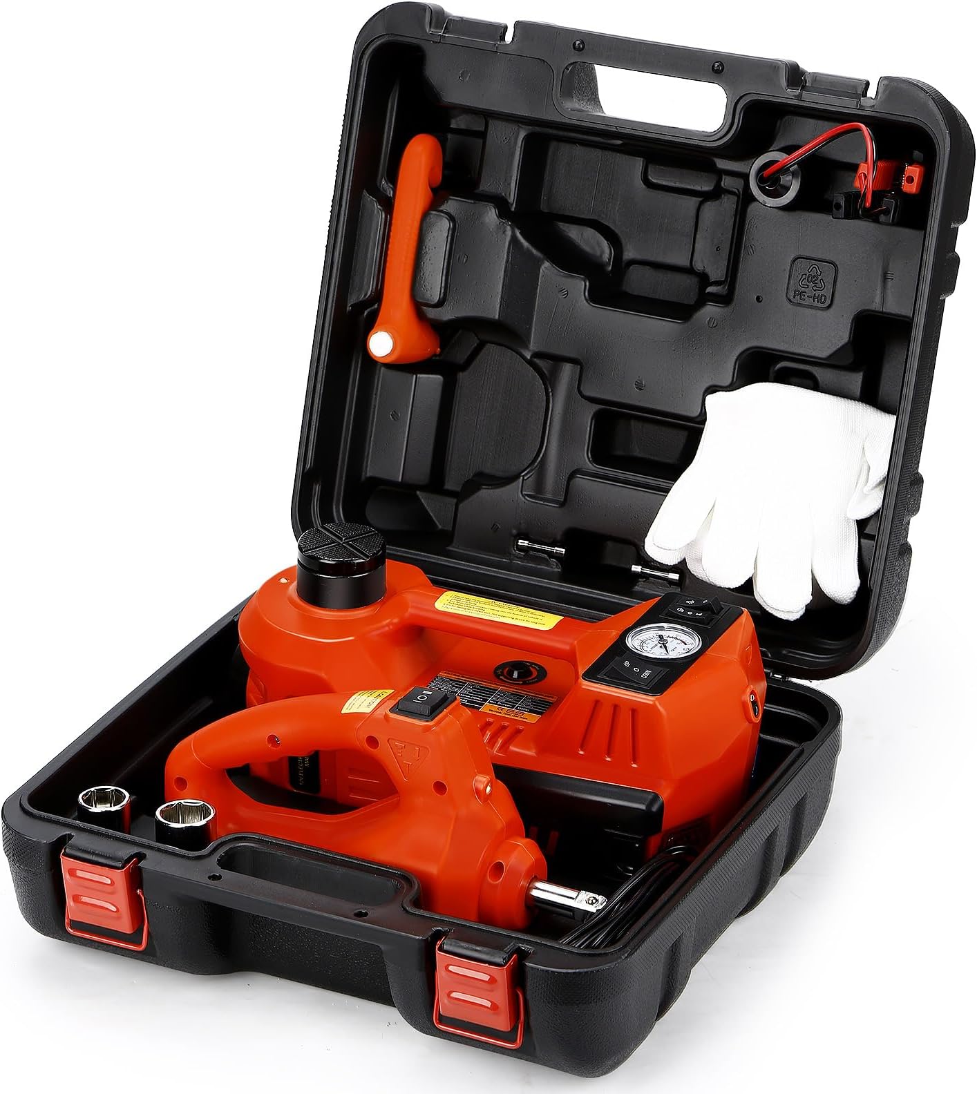 Amazon.com: Panana Hydraulic Trolley Floor Jack Car Jack Kit 5Ton DC ...