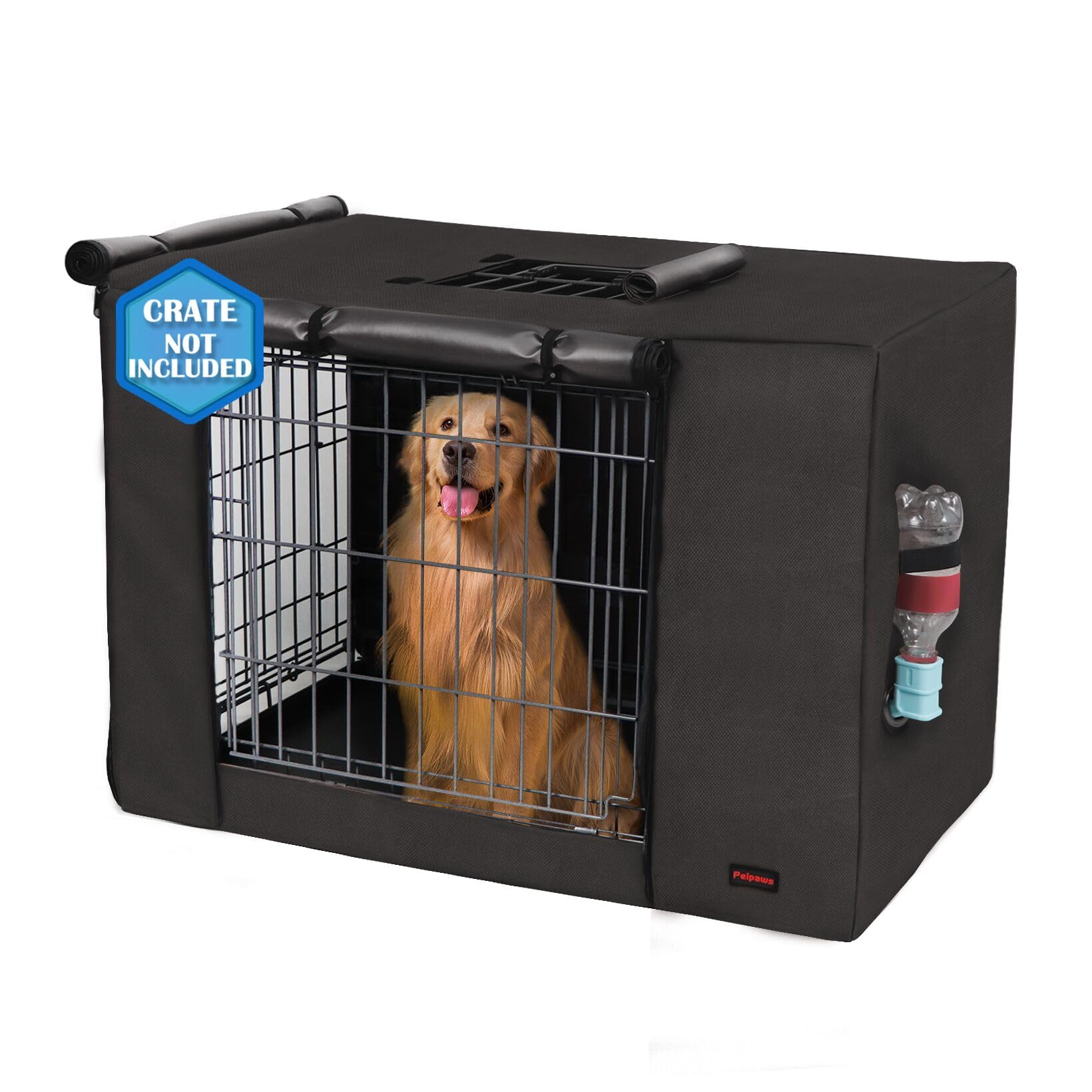 Amazon.com: Peipaws Dog Crate Cover 30 Inch - Waterproof Kennel Cover ...
