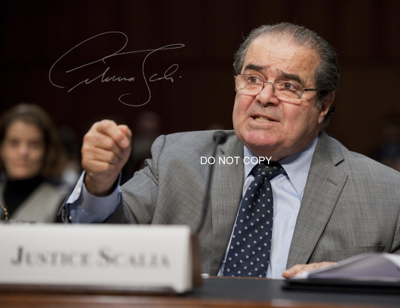 Antonin Scalia Supreme Court Justice reprint signed autographed photo ...