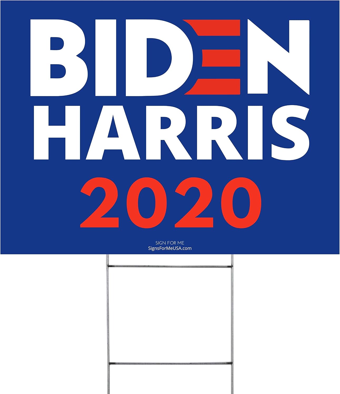 Amazon.com: SignForMe™ - Biden Harris 2020 Yard Sign 24" x 18" Large ...