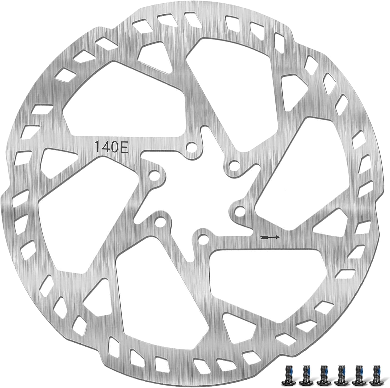 Amazon.com: Bike Brake Rotor with 6 Bolts, 2.3mm Thick Bicycle Brake ...