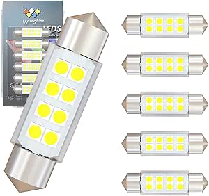 Amazon.com: Wiseshine 6418 6411 Festoon LED Bulb Extremely Super Bright ...