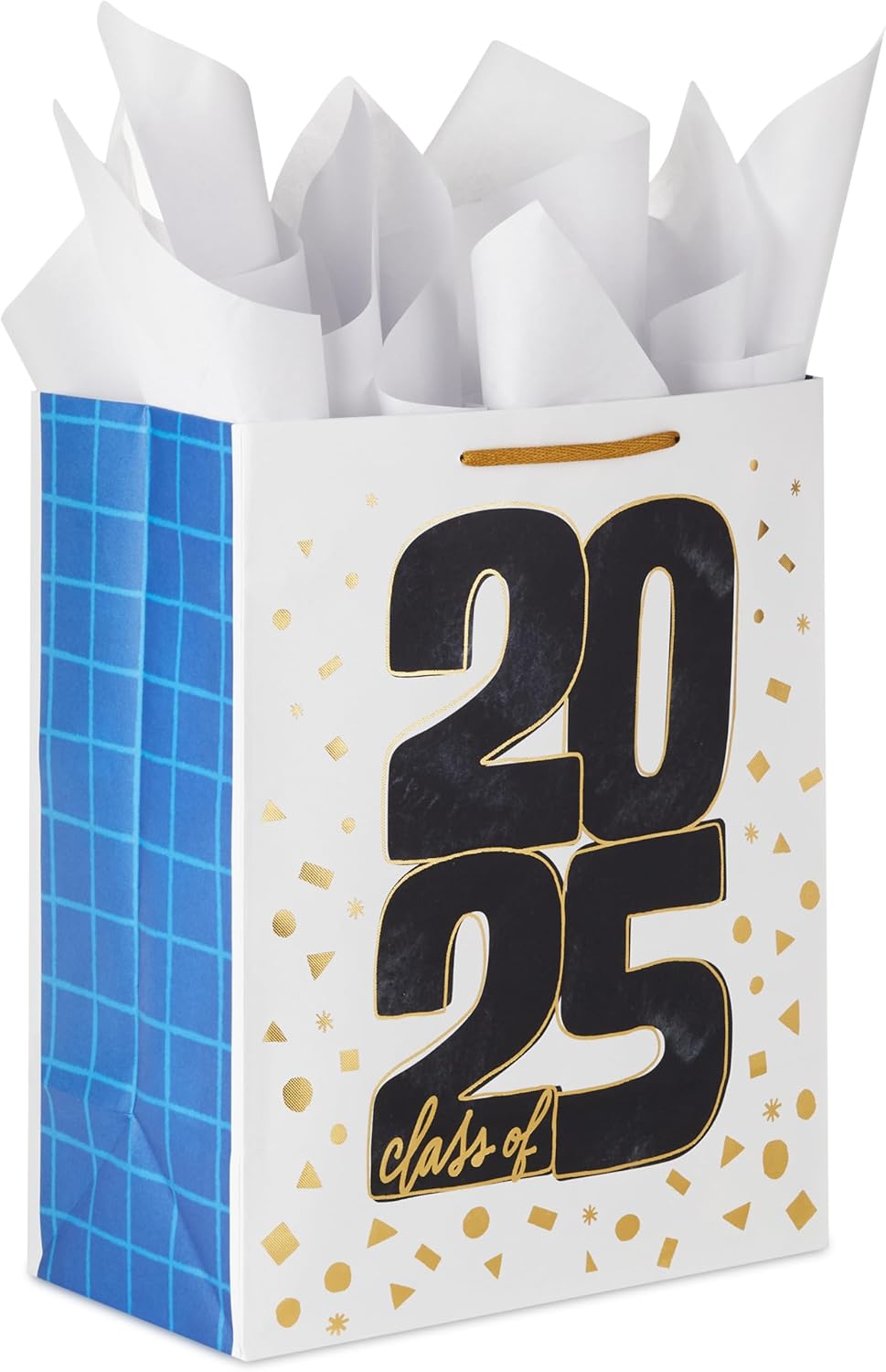Amazon.com: Hallmark 13" Large White Graduation Gift Bag with Tissue ...