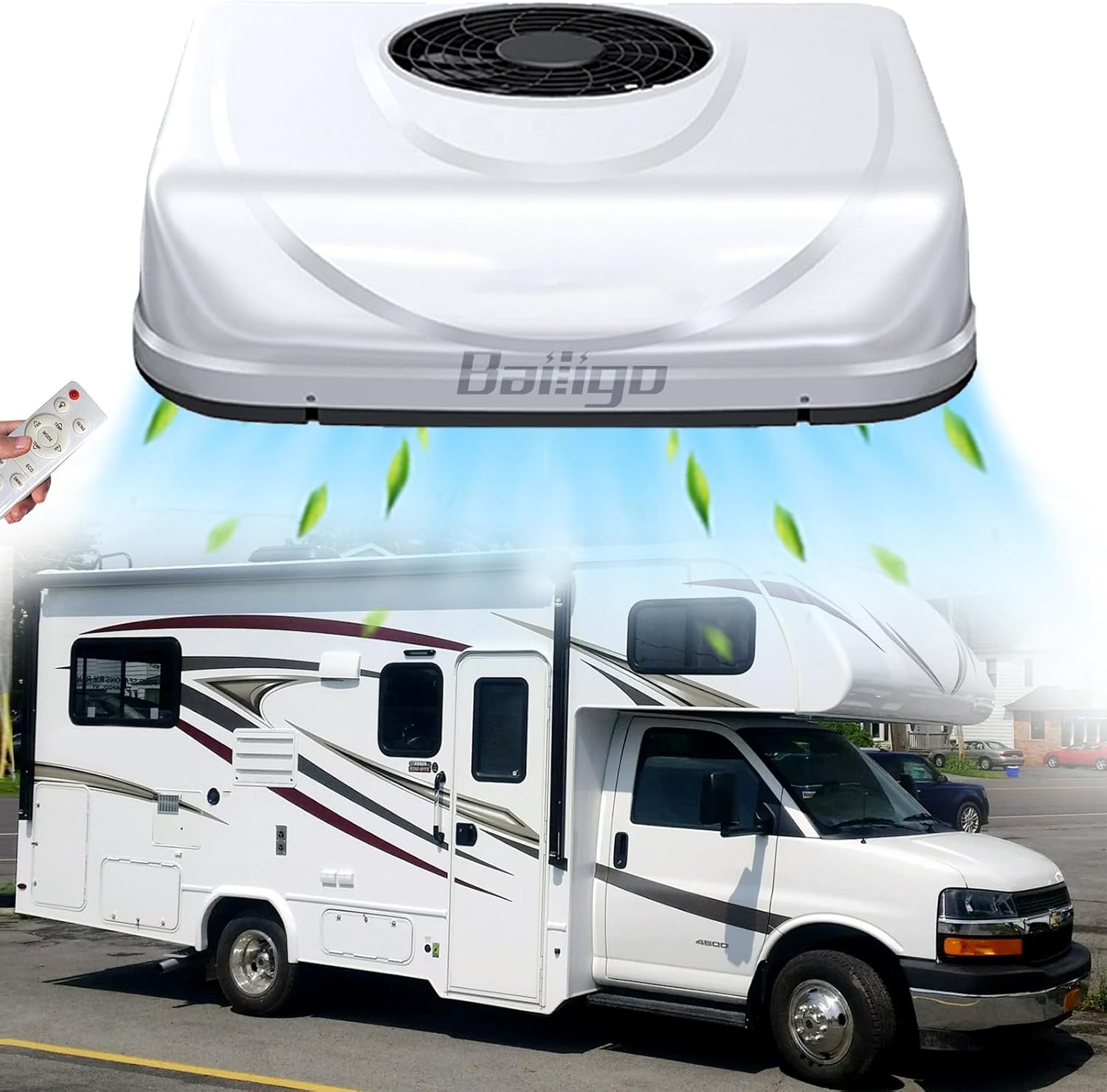 Amazon.com: 10000 BTU RV Roof Air Conditioner 12V Quiet Camper AC Unit ...