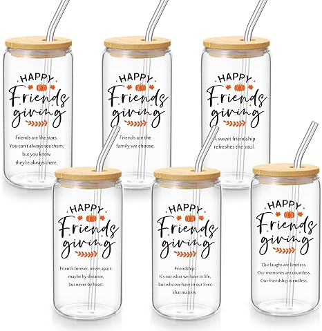 Amazon.com | Meanplan 6 pcs Friendsgiving Party Favor Friends ...