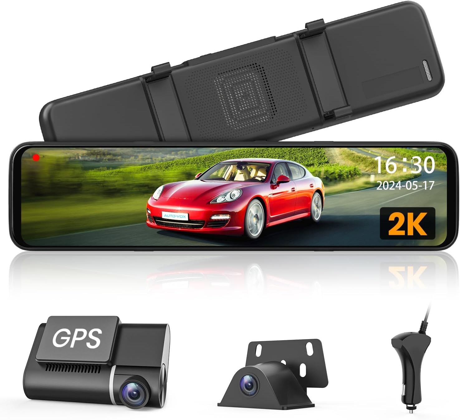 Amazon.com: Rear View Mirror Camera with 4.3” Monitor: Super Night ...
