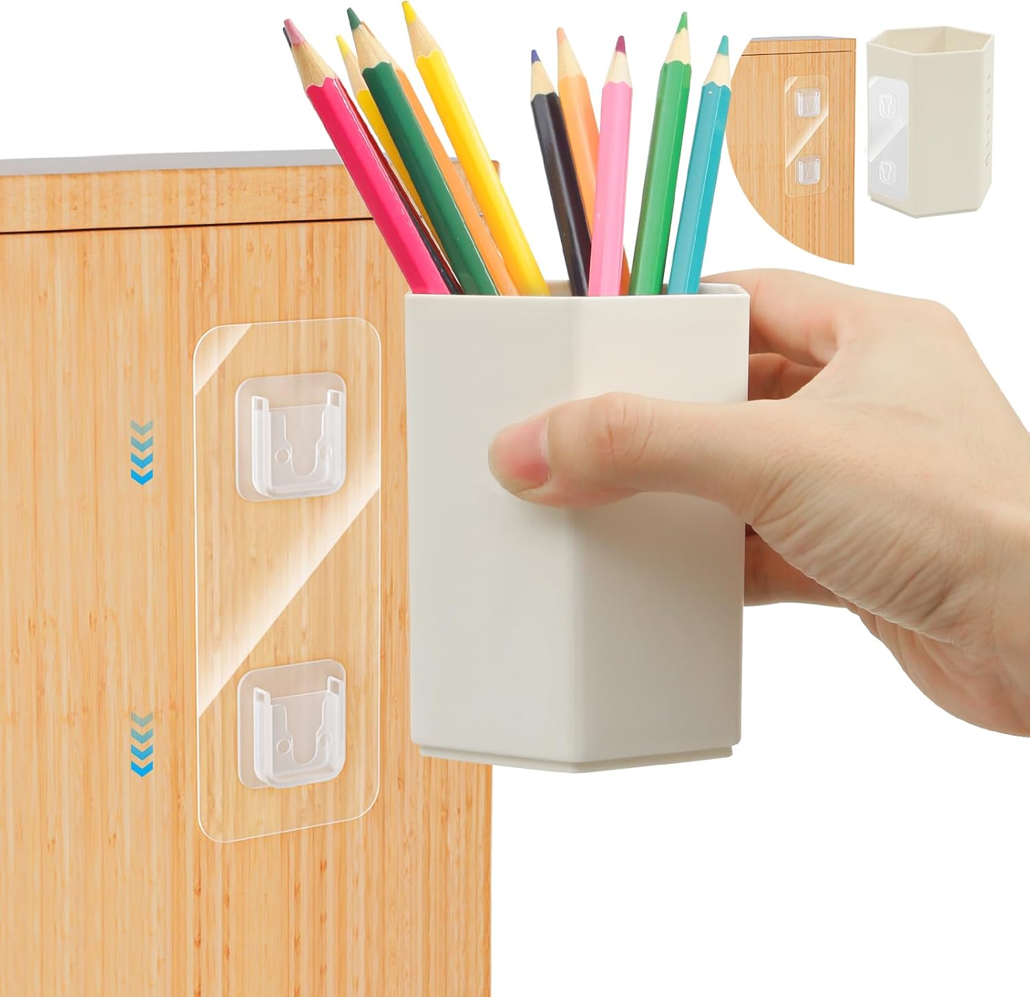 Amazon.com: Clear Hooks Self Adhesive AB Wall Sticker Hooks, Hang Items ...