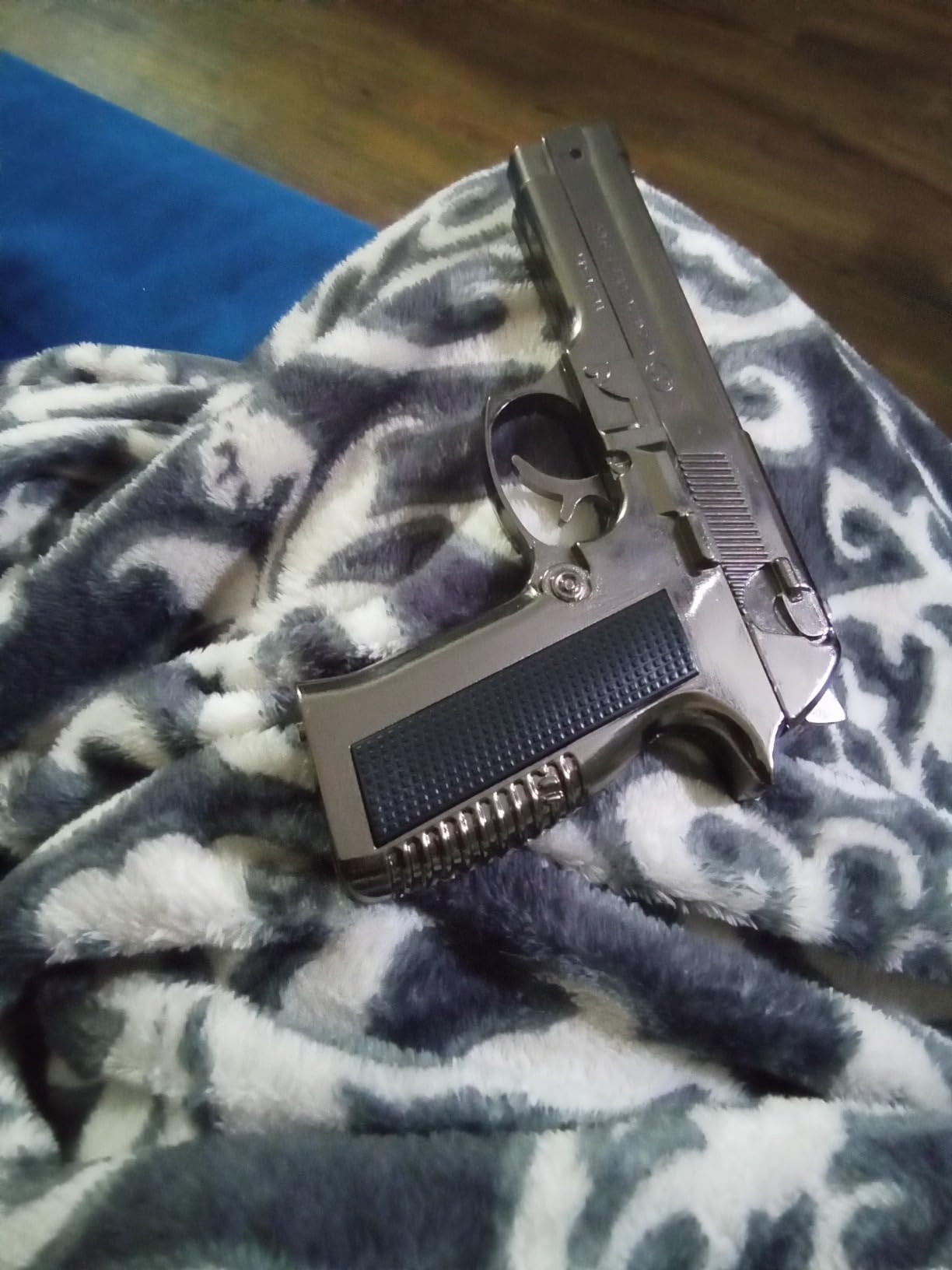 Nfj Refillable Lighter Heavy Metal Pistol Gun Lighter With Barrel Pull ...