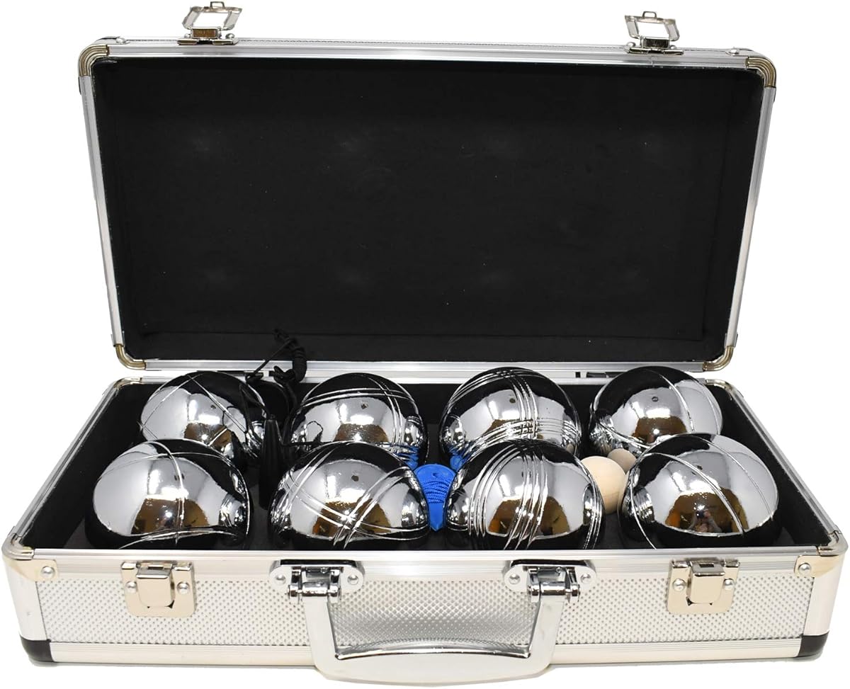 Big Game Hunters 4 Player Premium Boules Petanque Set Rust | Desertcart ...