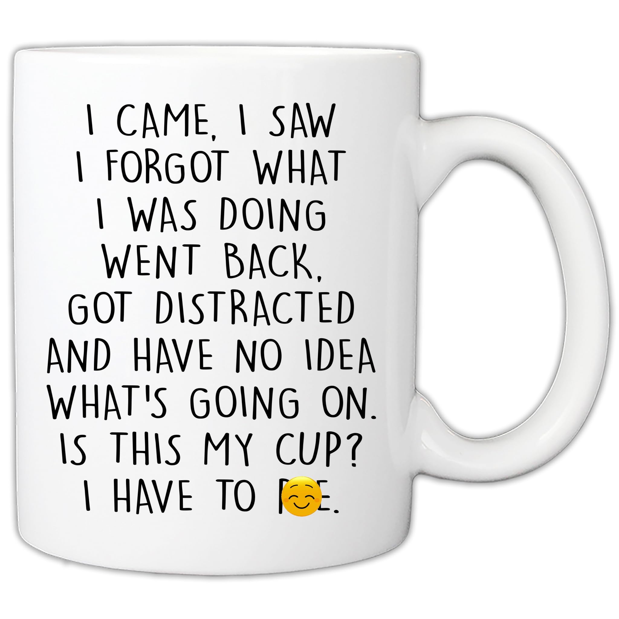 Amazon.com: I Came I Saw I Forgot Mug, Funny Gifts for Senior Citizens ...