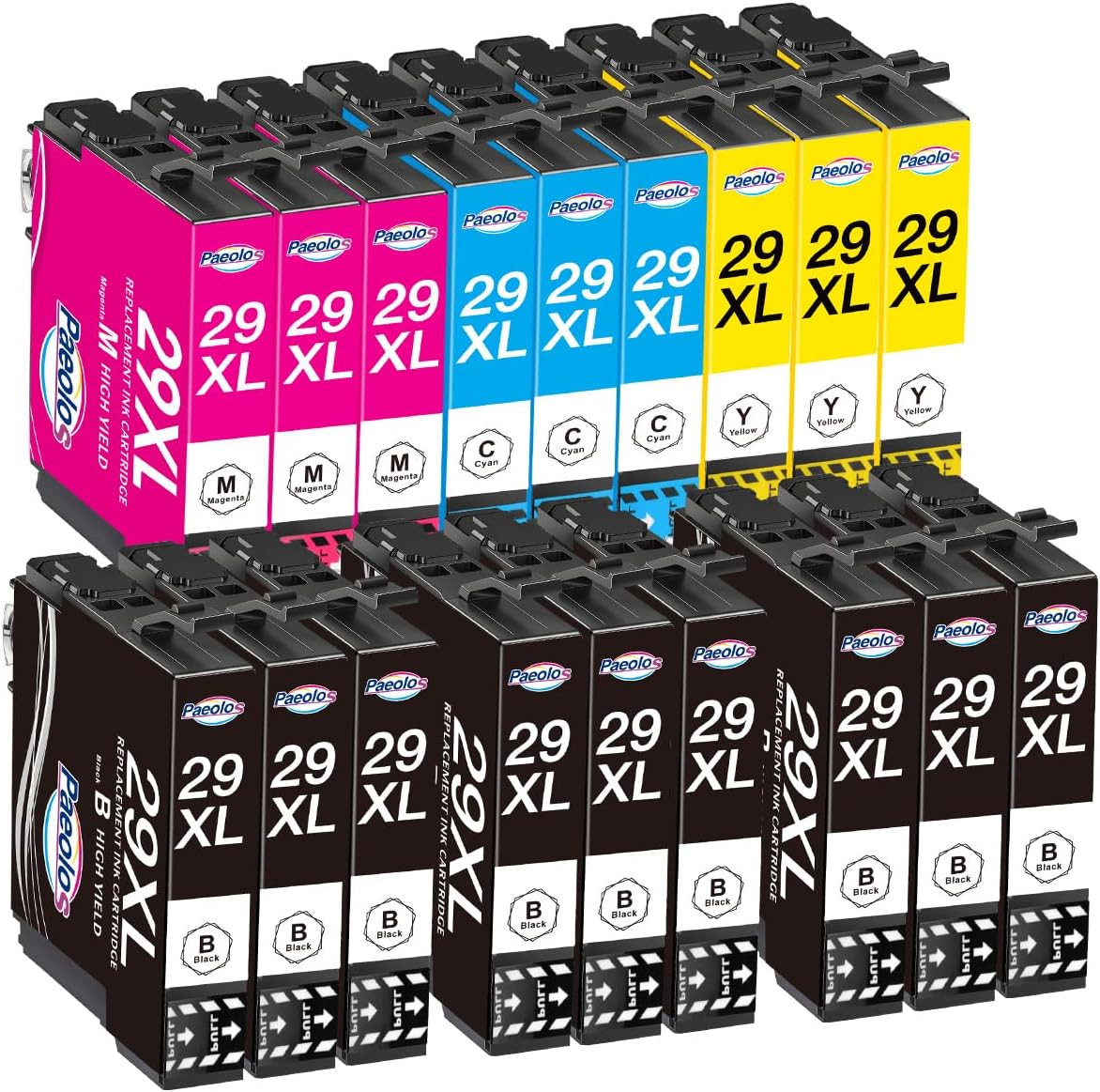 18 Pack 29XL Ink Cartridge Compatible for Epson 29 Ink for 29 XL ...