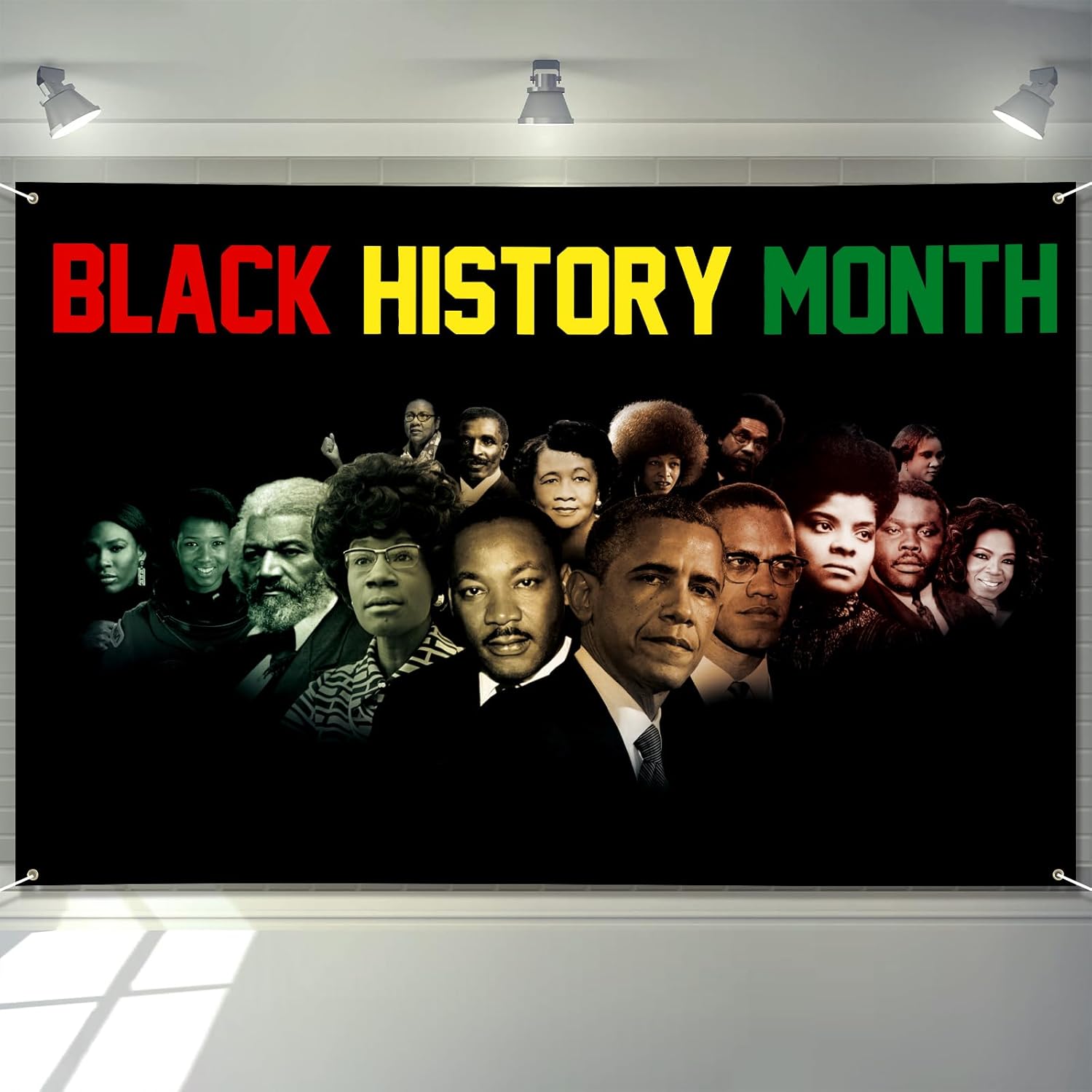 Amazon.com: Arosche Large Black History Month Banner 72" x 48 ...