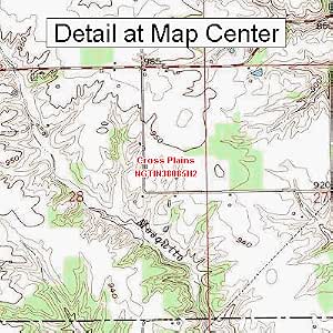 Amazon.com : USGS Topographic Quadrangle Map - Cross Plains, Indiana ...