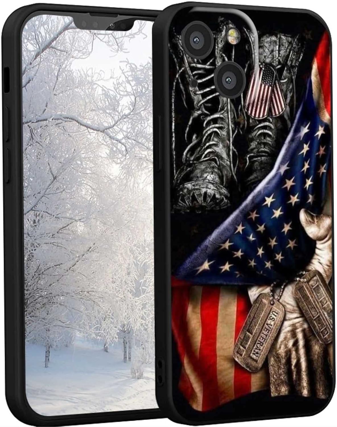 Amazon.com: YUMIYU Compatible with iPhone 14 Flag Case, American US ...